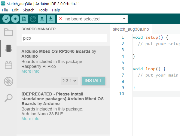 How To Program Raspberry Pi Pico With Arduino Ide Steps For Installation And Uploading Example