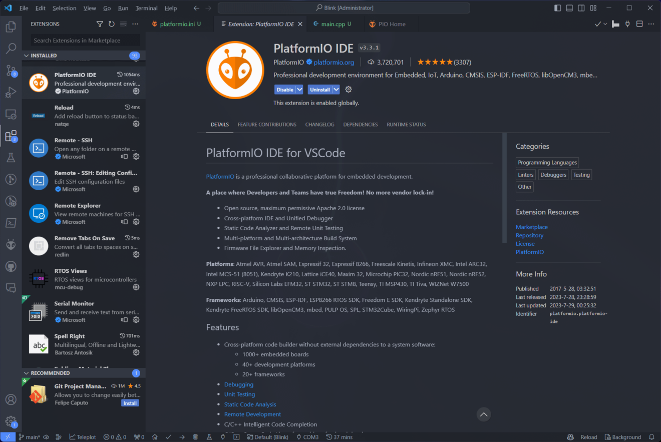 Getting Started With Platformio Unified Ide For Embedded Software Development Circuitstate