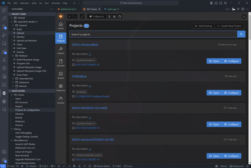 Getting Started With Platformio Unified Ide For Embedded Software Development Circuitstate