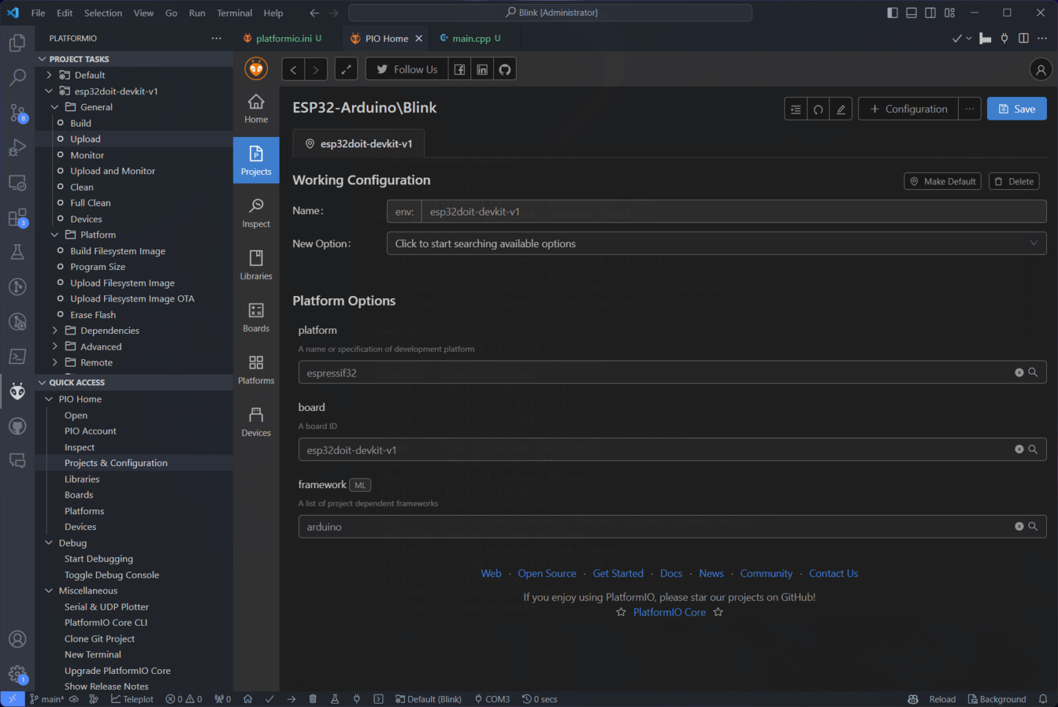 Getting Started With Platformio Unified Ide For Embedded Software Development Circuitstate
